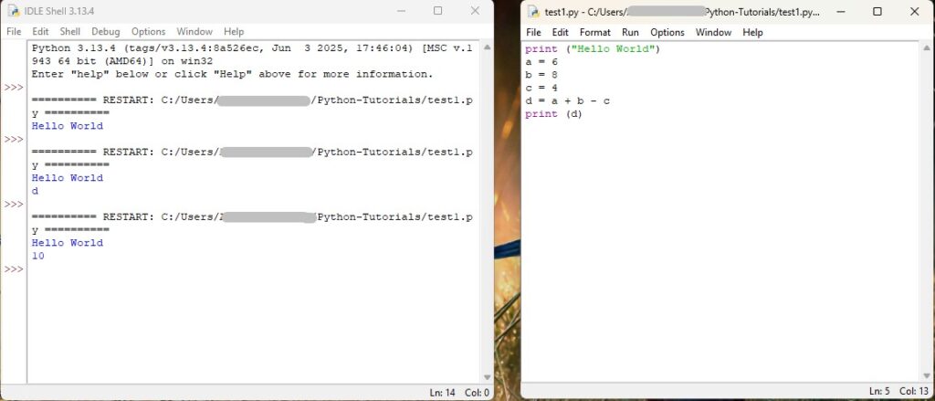 Python For Beginners How To Use Python Idle And Write Basic Python Scripts Weengle